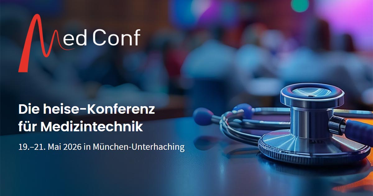 MedConf, die heise-Konferenz zu Medizintechnik in München-Unterhaching